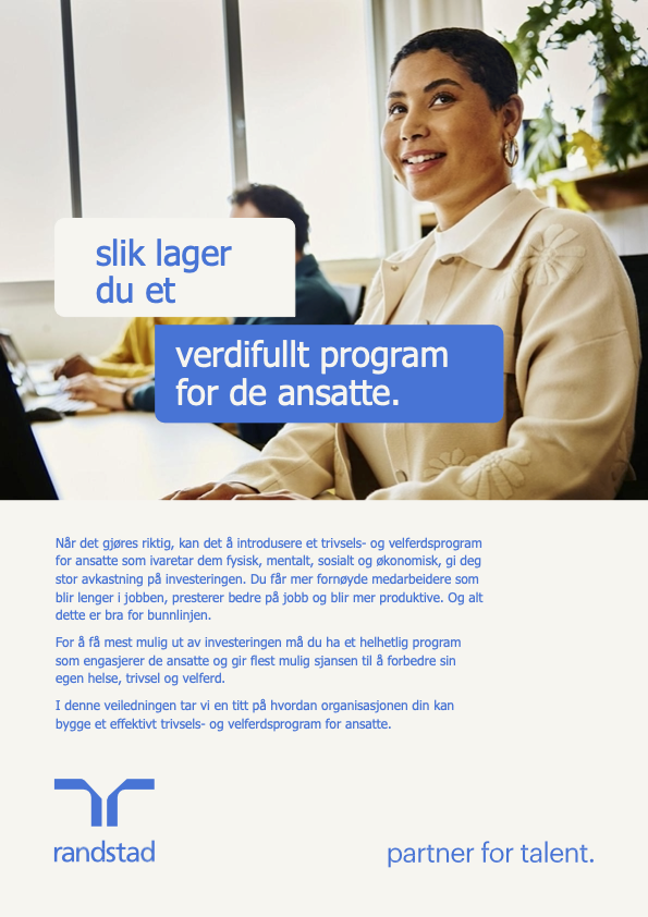last ned | slik lager du et trivsels- og velferdsprogram for ansatte ...